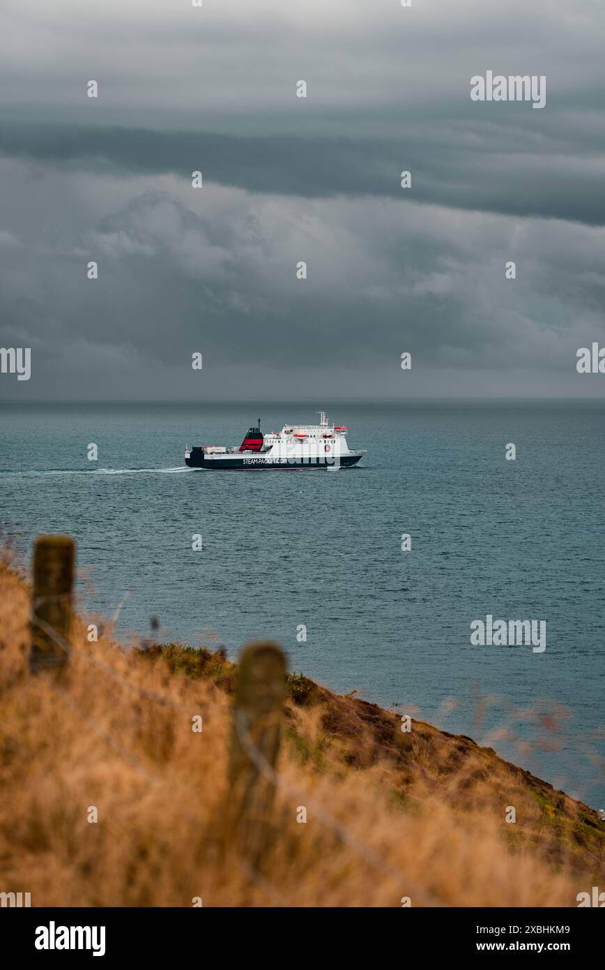 Isle of Man ferry sailing into a storm Stock Photo - Alamy
