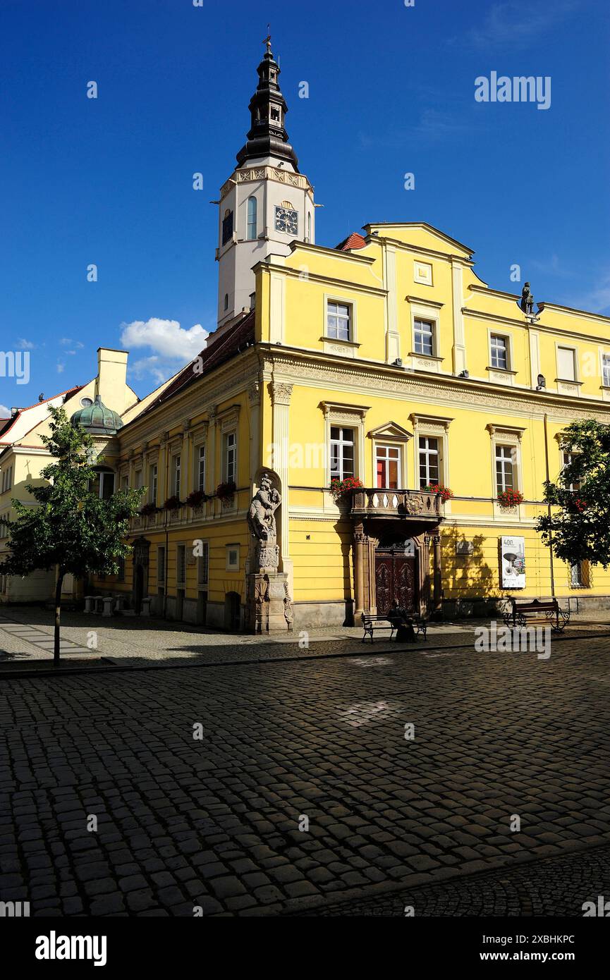 Swidnica, Old Market Square in Świdnica, Lower Silesia, Poland ...
