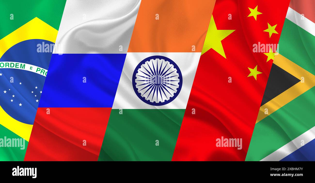 BRICS - Association of 5 countries: Brazil, Russia, India, China and ...