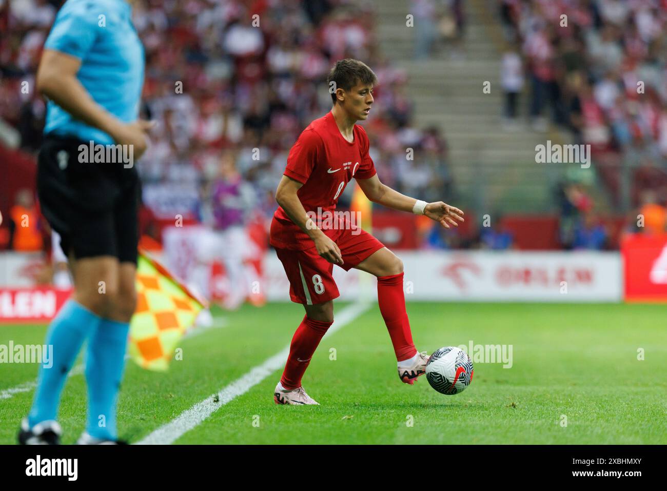 Arda Guler (Turkey) seen in action during the Friendly game between ...