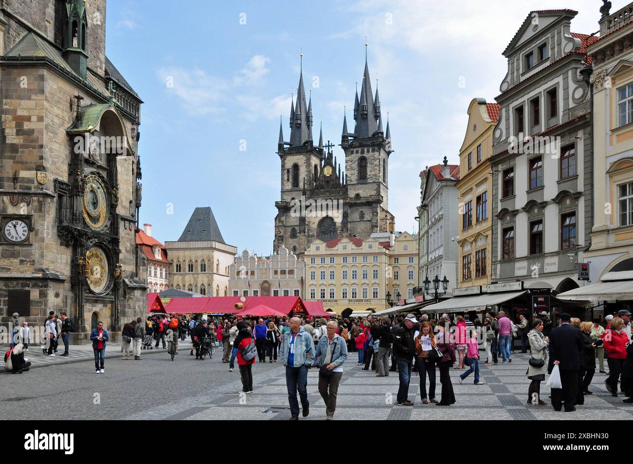 Old town square prague building detail hi-res stock photography and ...