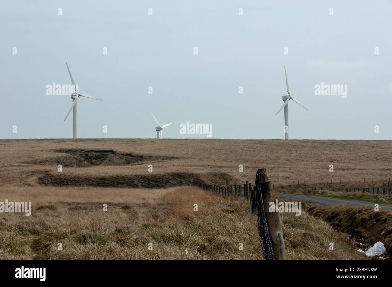 Majestic clean sustainable and renewable wind energy being generated at ...