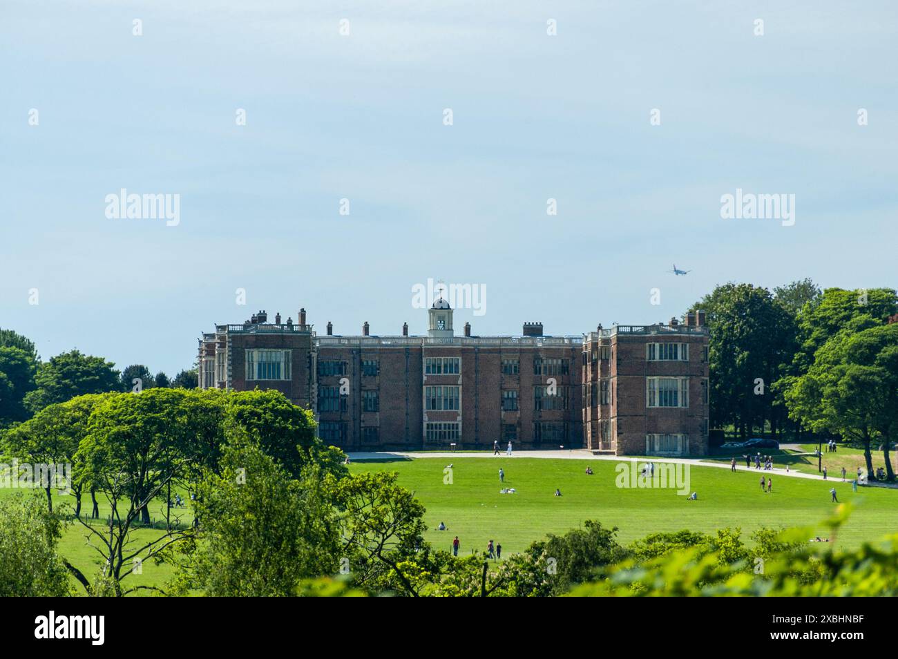 Families enjoying leisure time and the open public spaces in the ...