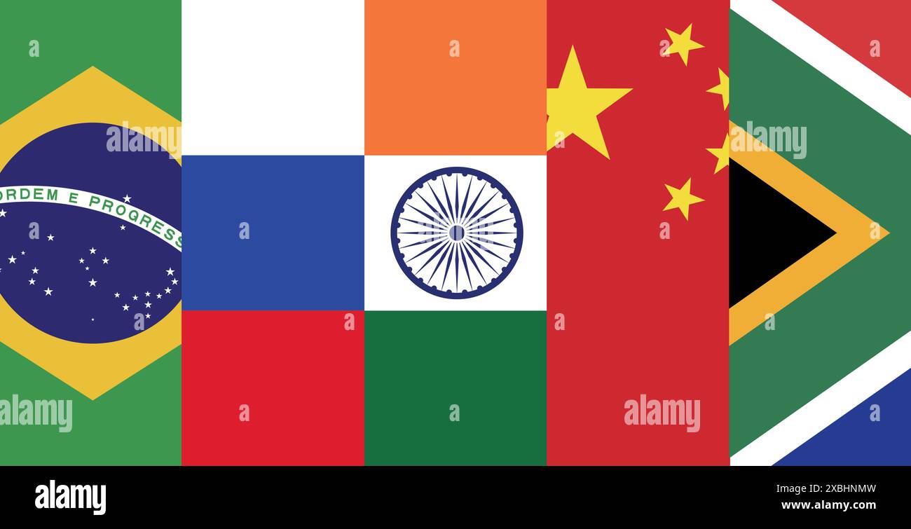 Brics countries map hi-res stock photography and images - Alamy