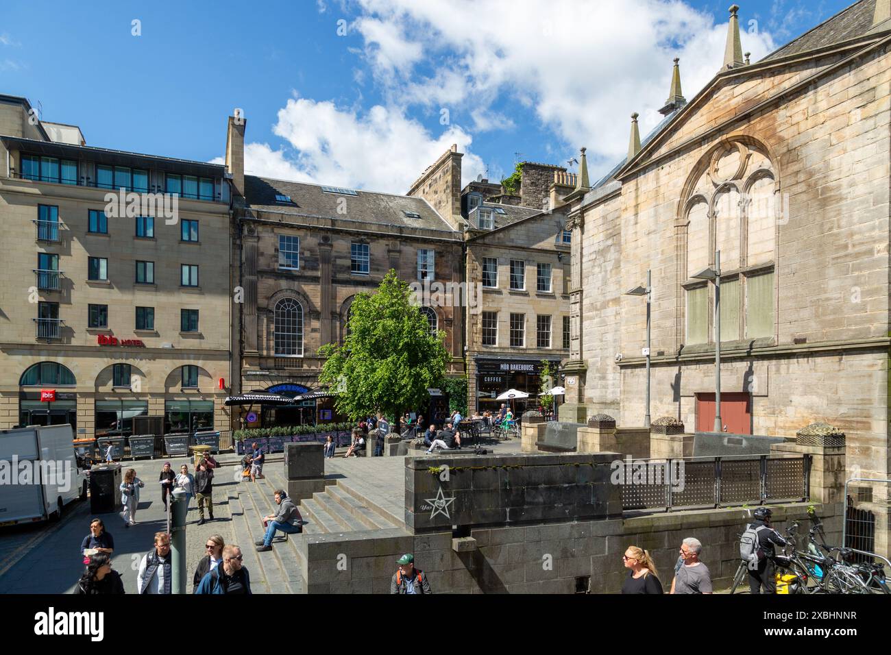 Hunter Square, Edinburgh Stock Photo - Alamy