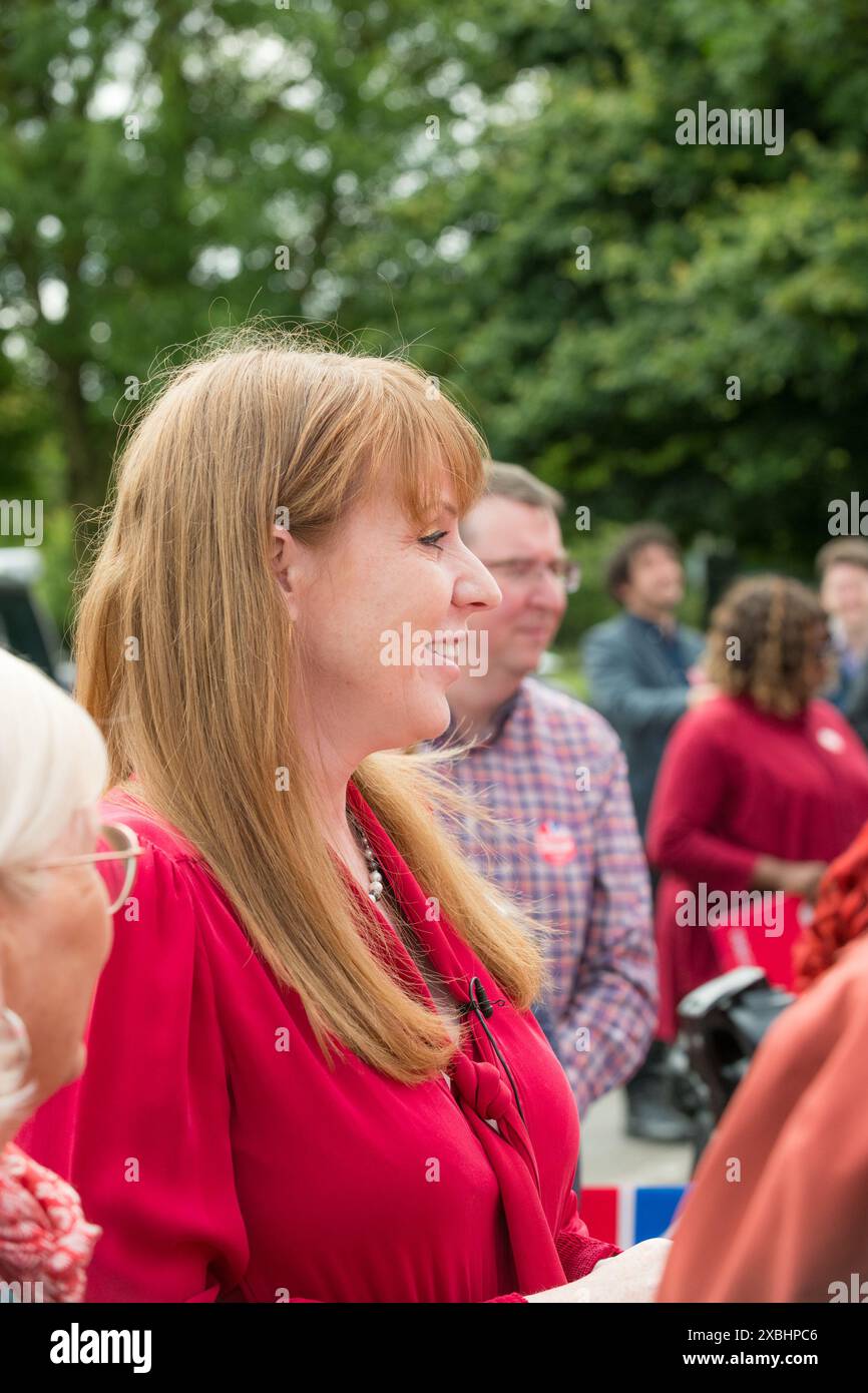 Angela Rayner M.P. Deputy Leader of the Labour Party out campaigning in ...