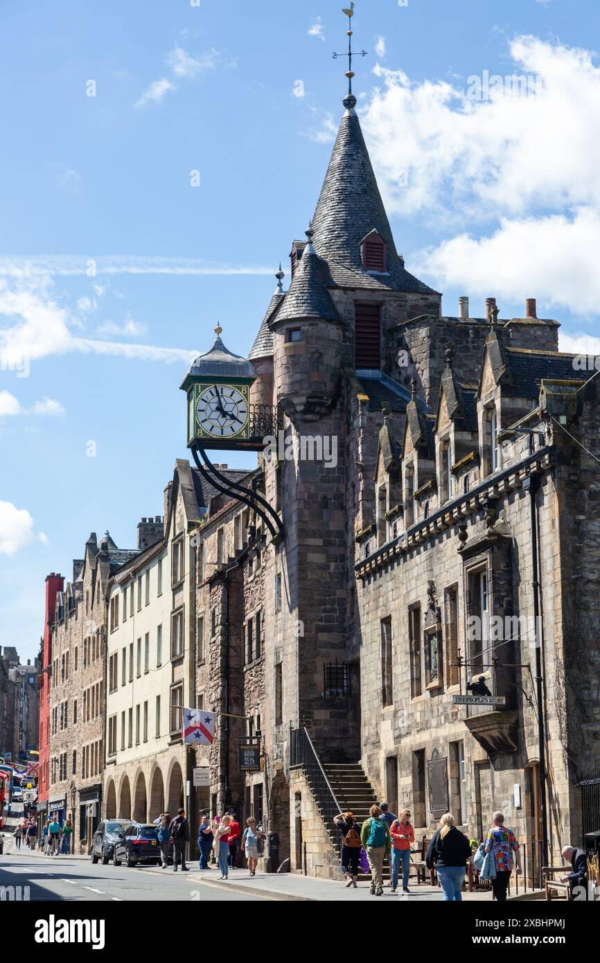 Canongate Tolbooth is a historic landmark of the Old Town area of ...