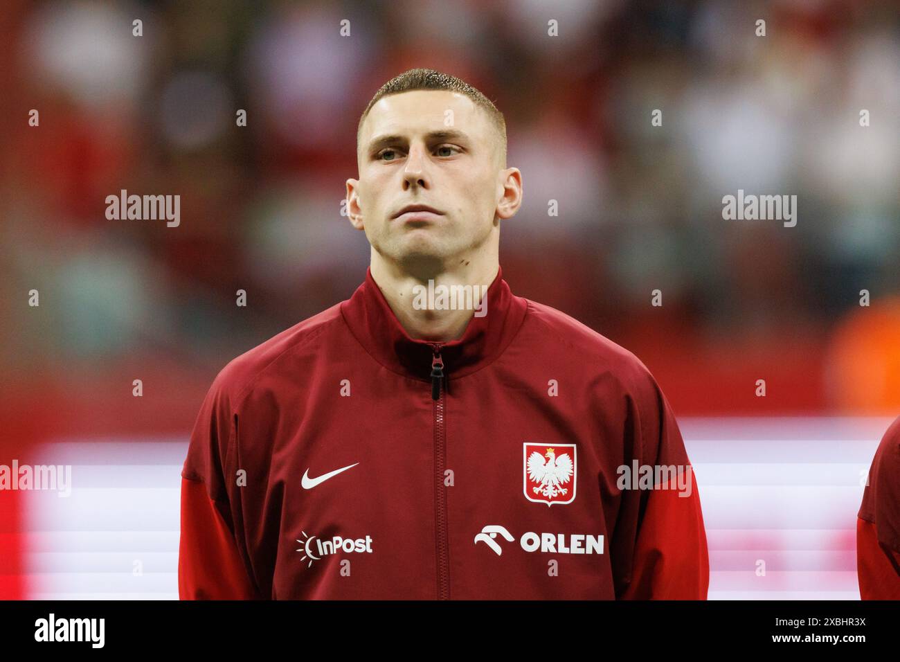 Jakub Piotrowski (Poland) seen during the Friendly game between ...