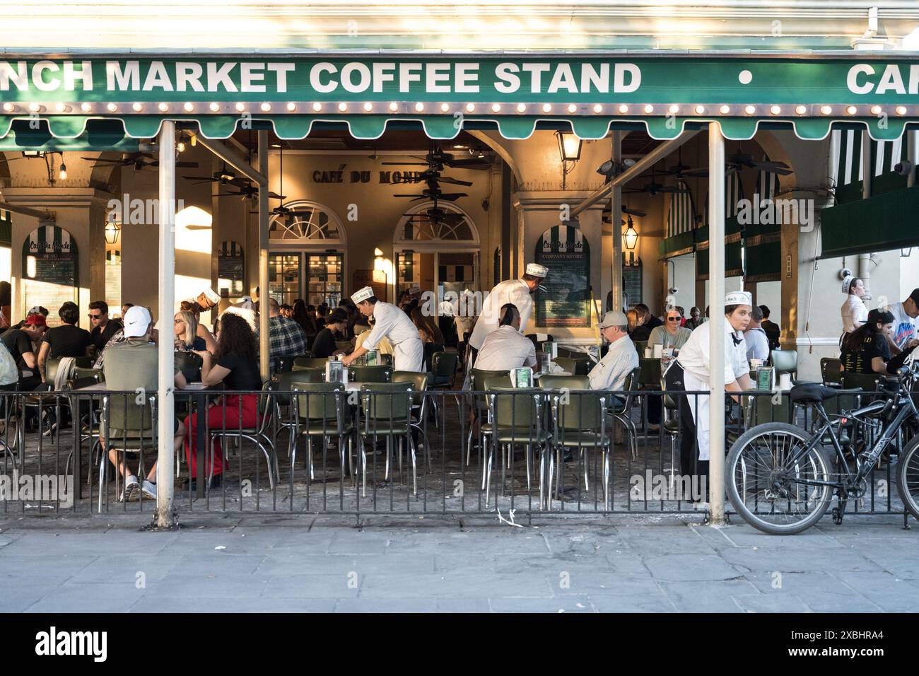 The iconic Cafe Du Monde in New Orleans' French Quarter, known for its ...
