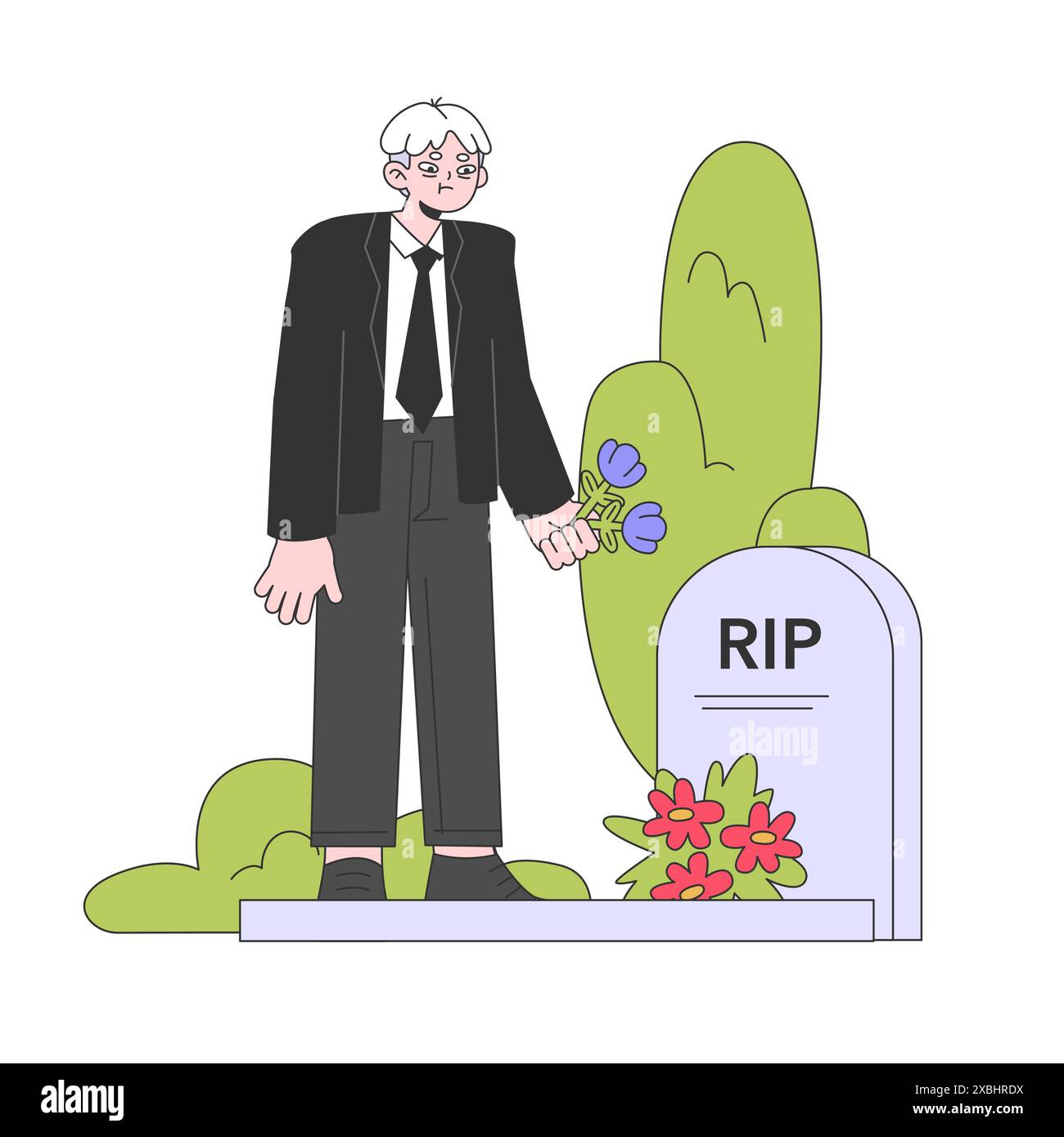 Senior life milestone. Getting old and maturing. Aged people experience ...