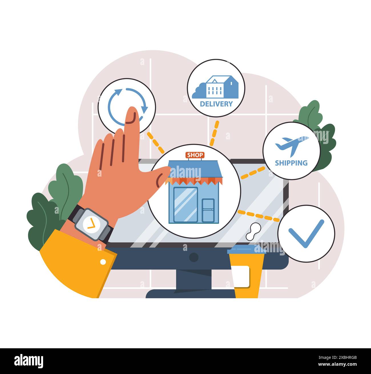 E business buyer Cut Out Stock Images & Pictures - Alamy