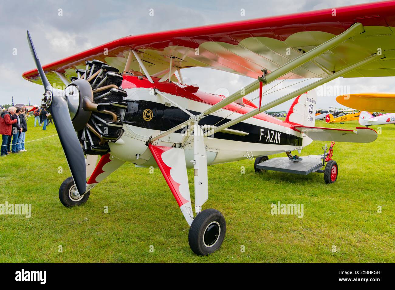 Morane-Saulnier MS-230 at Le Temps Des Helices Air Show 2024 in La ...