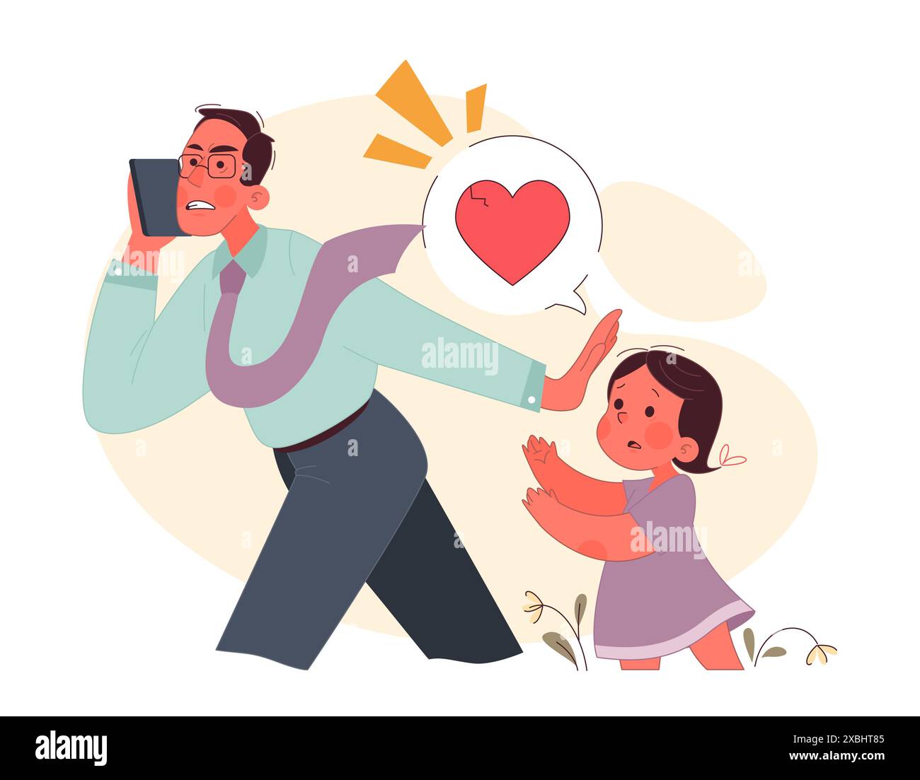 Absent father Stock Vector Images - Alamy