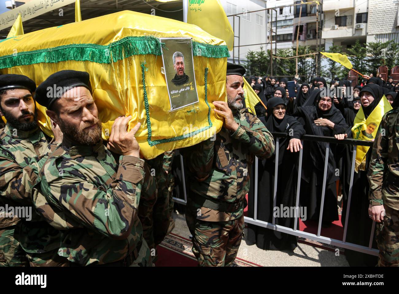 Beirut, Beirut, Lebanon. 12th June, 2024. Pro-Iranian Hezbollah ...