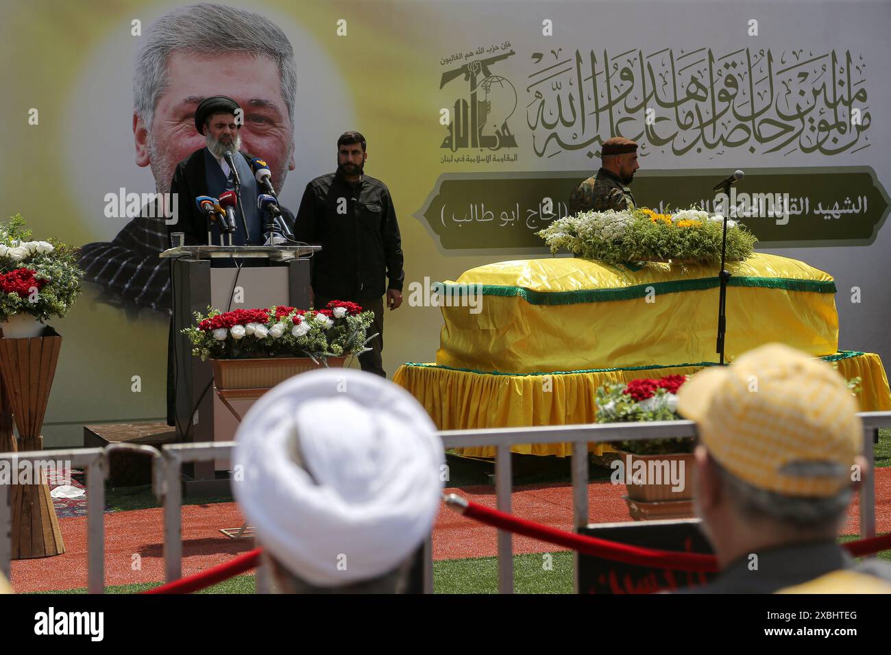 Beirut, Beirut, Lebanon. 12th June, 2024. Hashim Safi Al Din, head of ...
