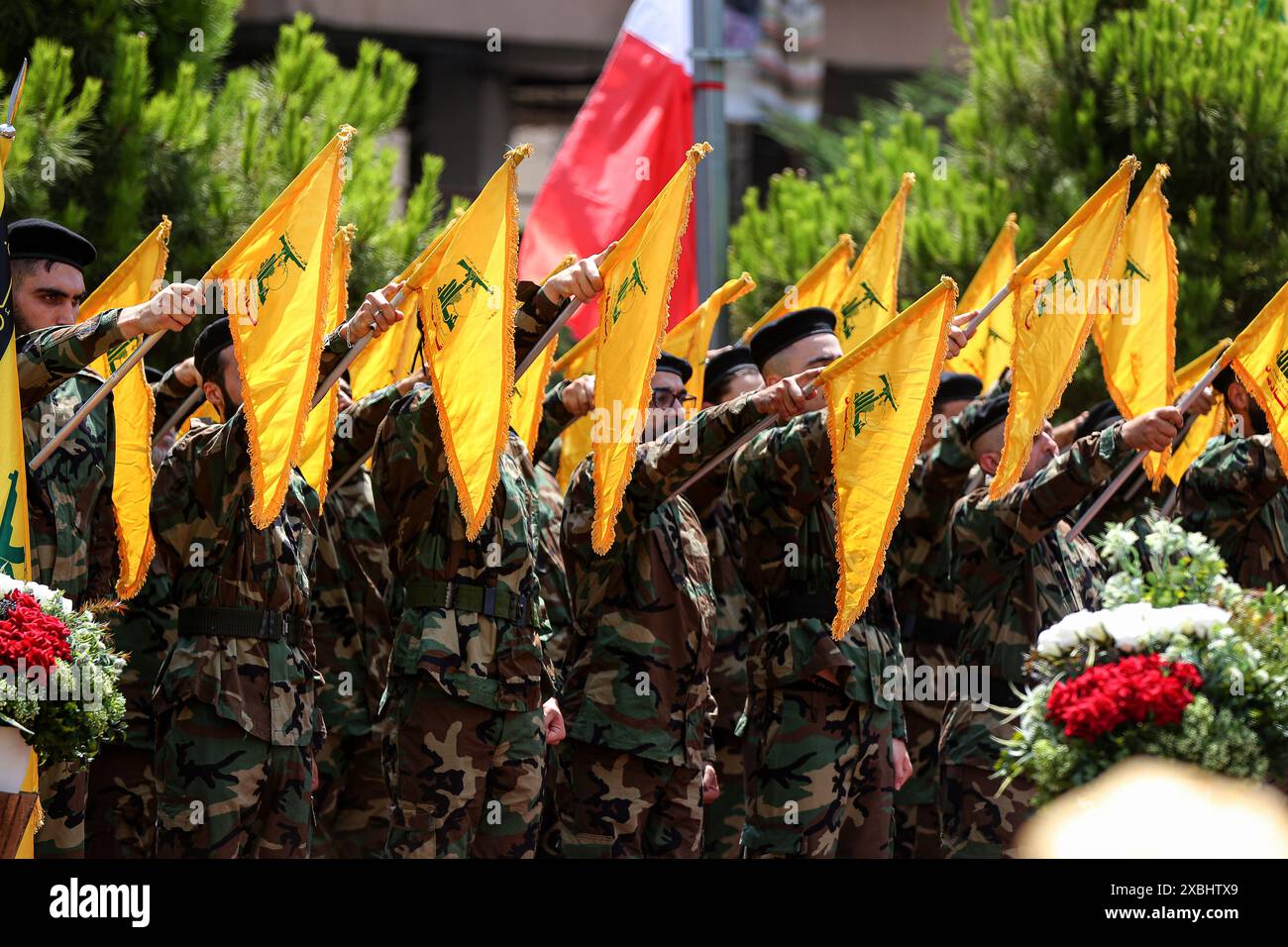 Beirut, Beirut, Lebanon. 12th June, 2024. Pro-Iranian Hezbollah ...