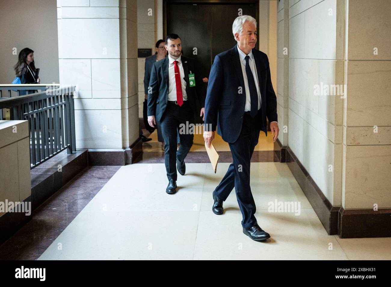 CIA Director William Burns arrives for a classified Senate ...