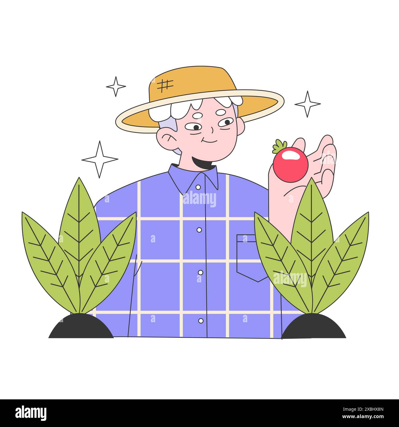 Senior life milestone. Getting old and maturing. Aged people experience ...