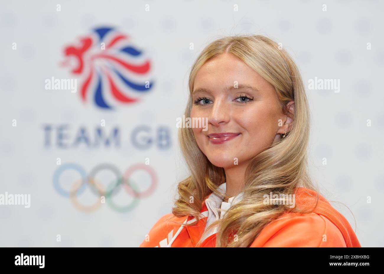 Abbie Wood during a Team GB kitting out session ahead of the 2024 Paris Olympics at the ...