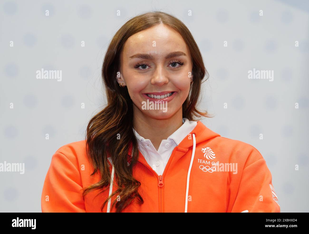 Medi Harris during a Team GB kitting out session ahead of the 2024 ...