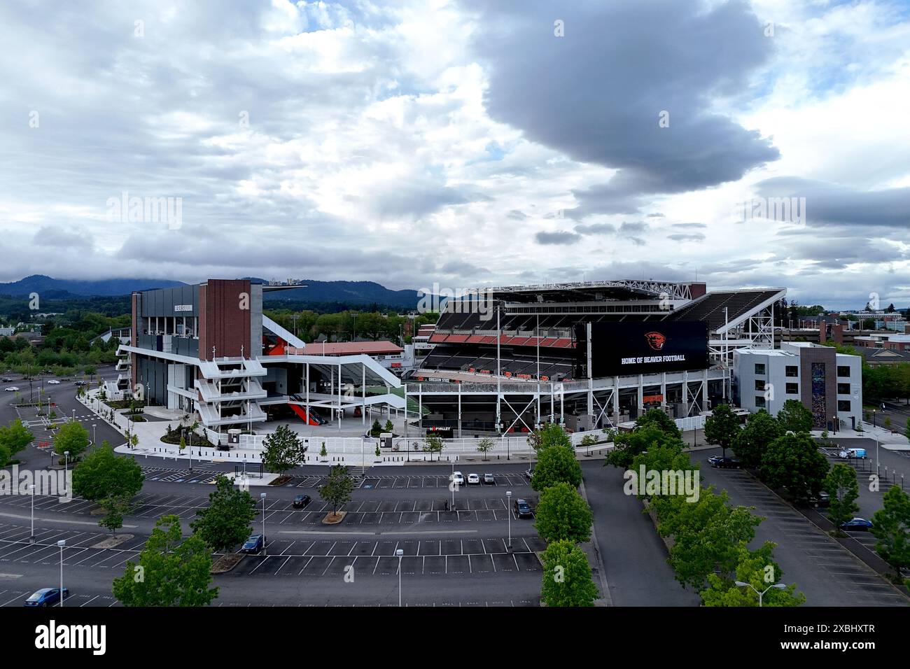 Aerial view corvallis oregon hi-res stock photography and images - Alamy