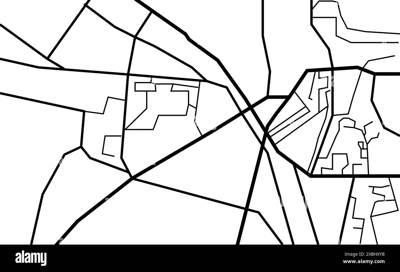 street map of the city, seamless map pattern of the road. Vector ...