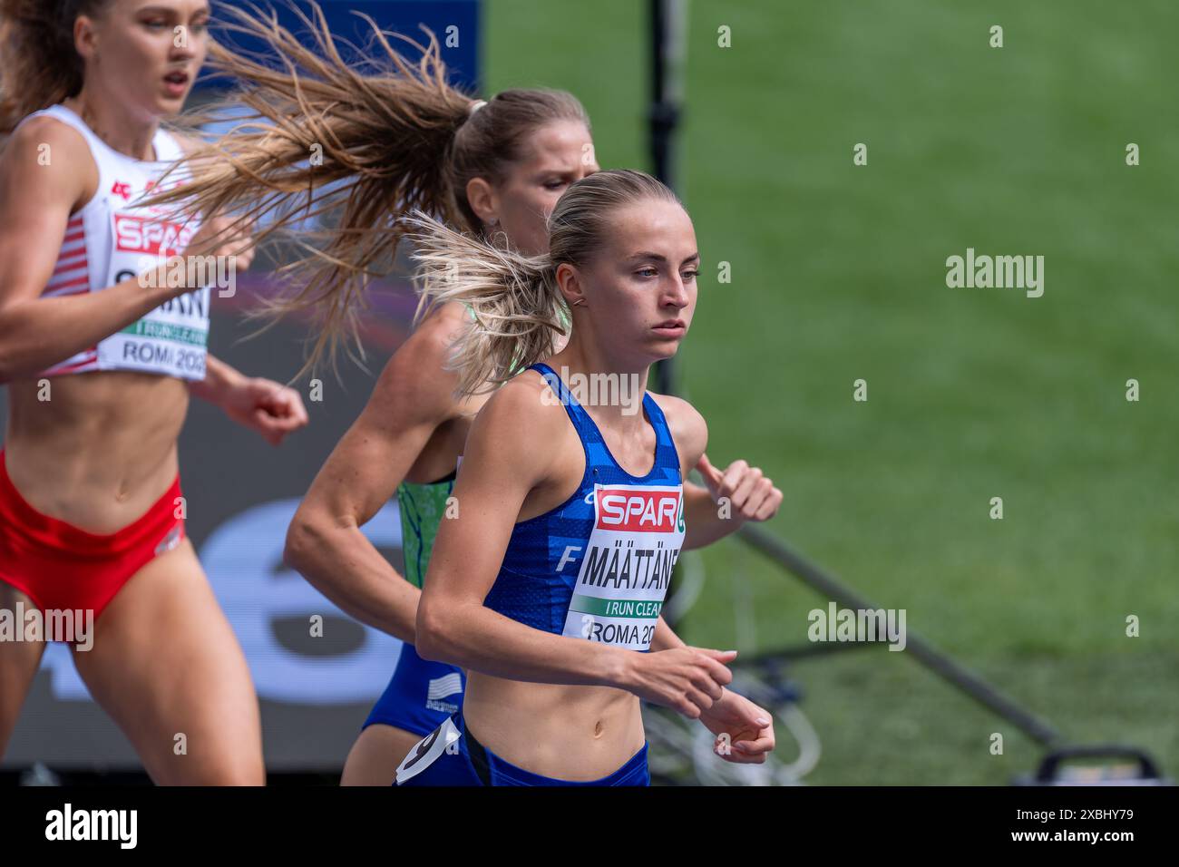 ROME, ITALY - JUNE 11: Eveliina Maattanen of Finland competes in the ...