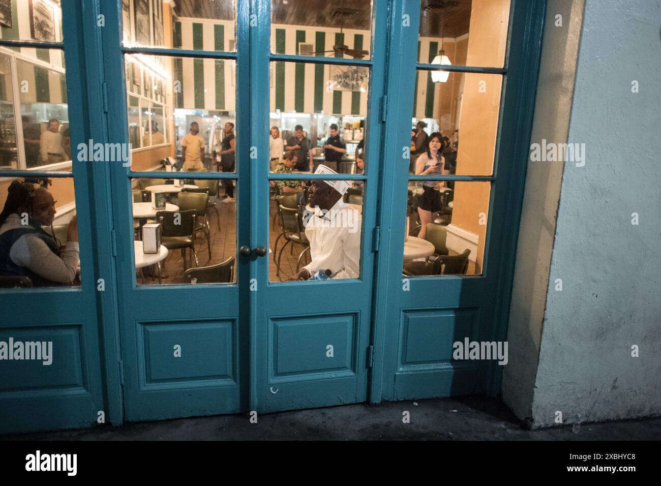 The iconic Cafe Du Monde in New Orleans' French Quarter, known for its ...