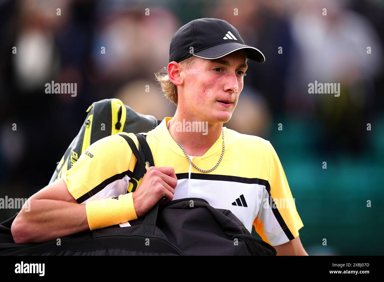 Great Britain's Henry Searle following defeat against Daniel Evans in ...