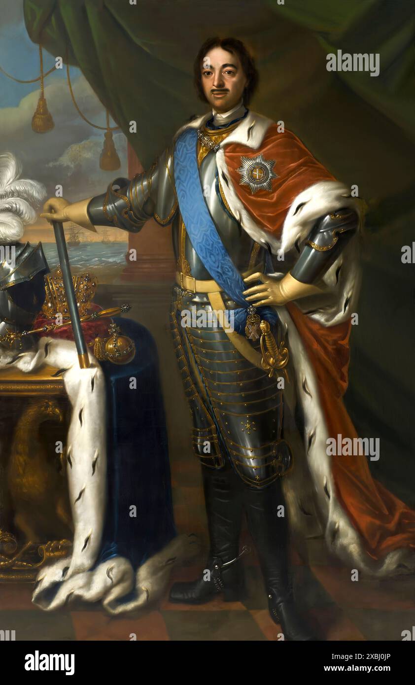 Peter the great emperor painting hi-res stock photography and images ...