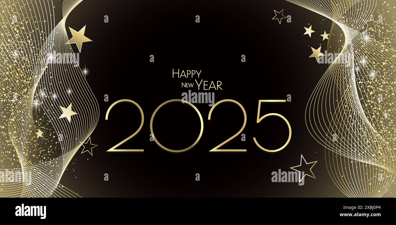 Year 2025 vector new hi-res stock photography and images - Alamy