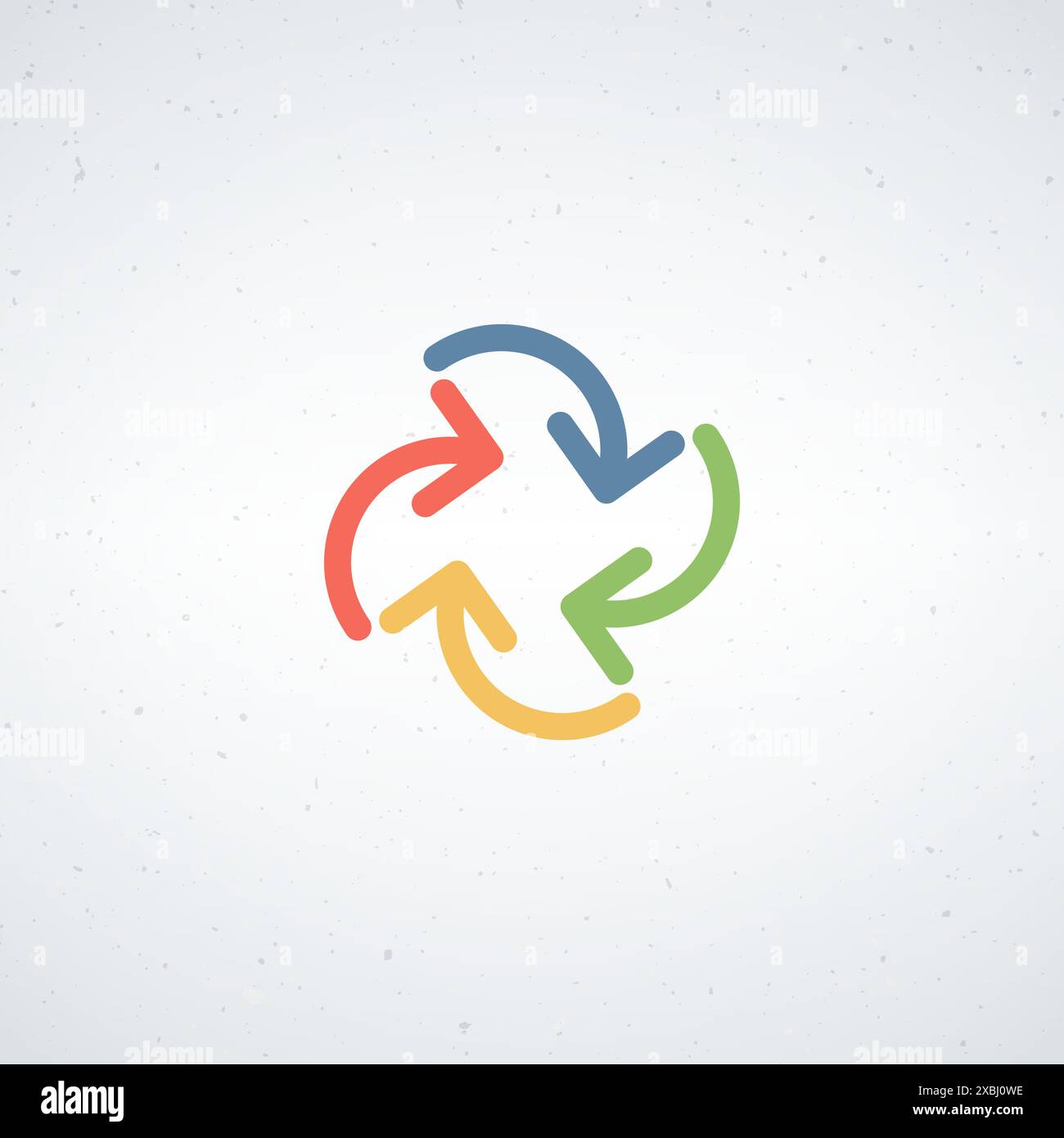 Radial inward arrows shape icon. A circular arrangement of arrows ...