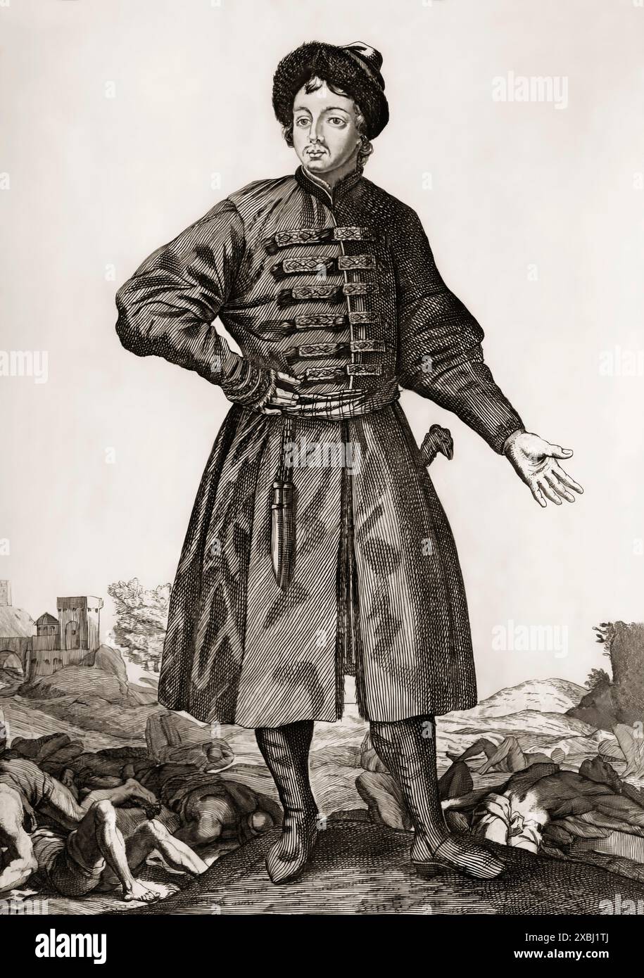 Portrait of Peter the Great, Peter I or Pyotr Alexeyevich Romanov, 1672 ...