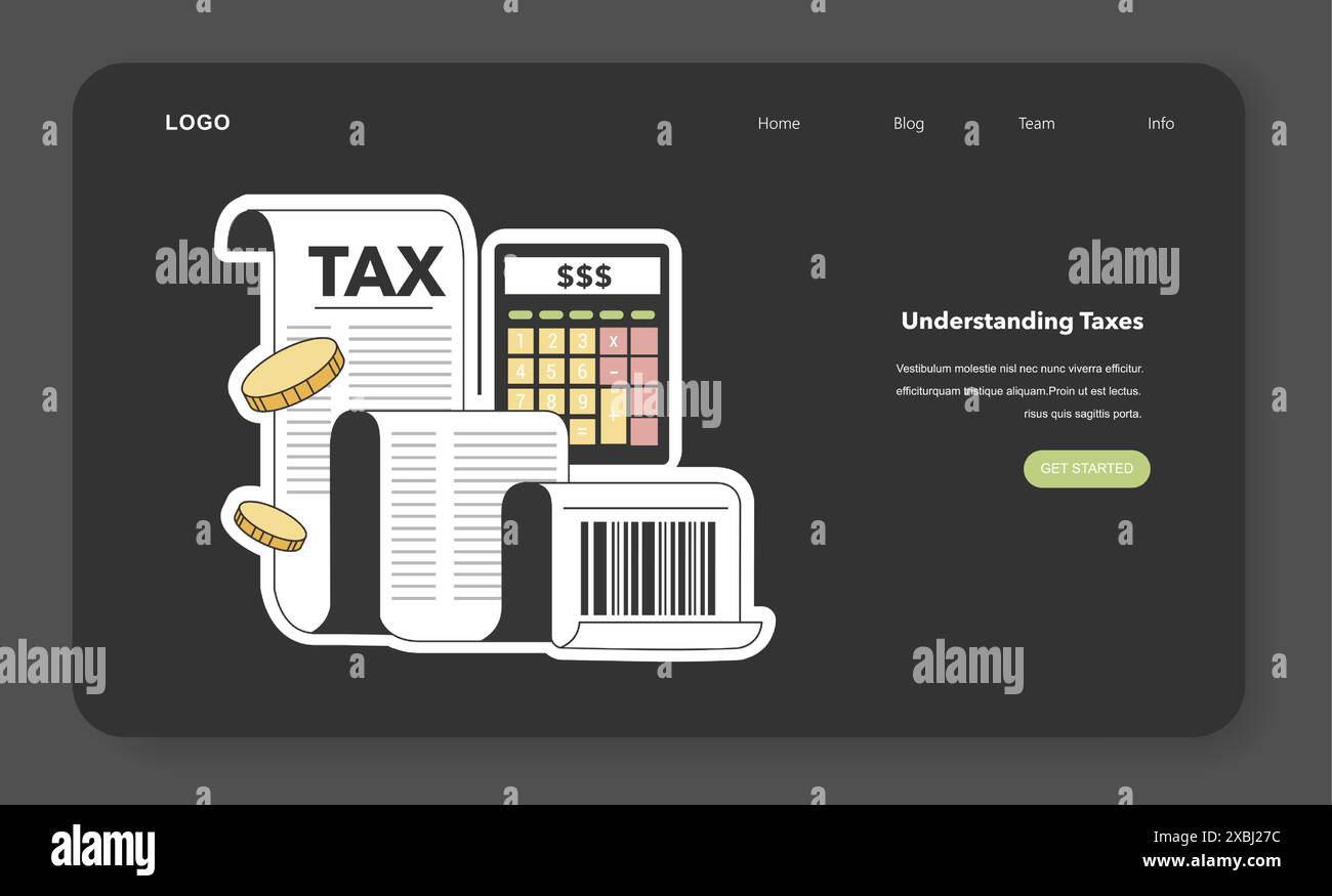 Fees landing Stock Vector Images - Alamy