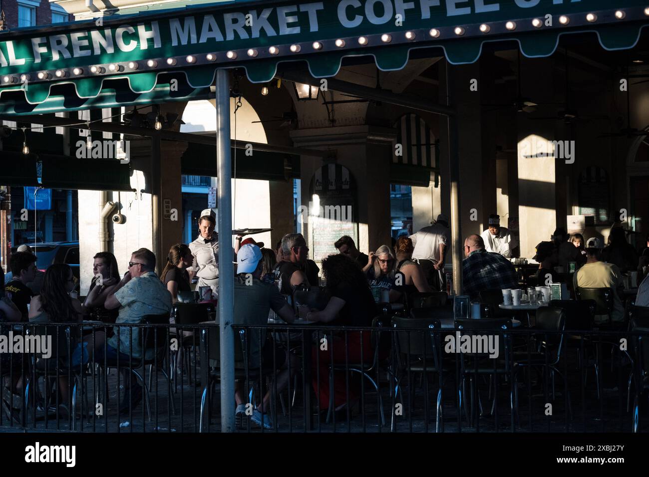 The iconic Cafe Du Monde in New Orleans' French Quarter, known for its ...