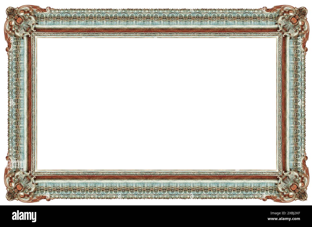 Image vintage green gilded frame hi-res stock photography and images ...