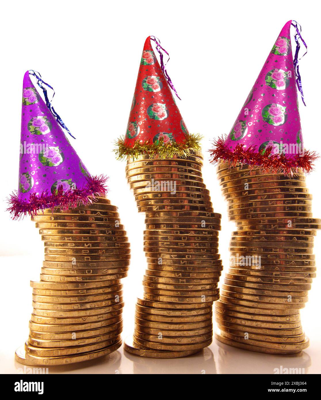 Closeup european union coins hi-res stock photography and images - Alamy
