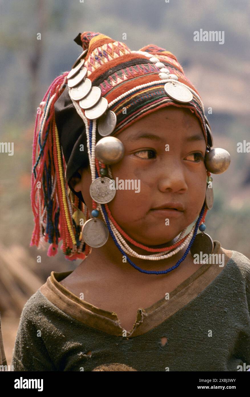 Akha Hill Tribe indigenous people of Northern Thailand 1995. In the ...