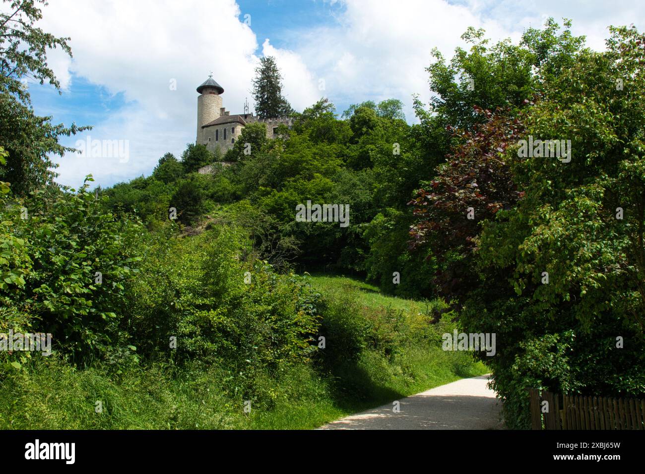 Switzerland, Arlesheim, Baselland, Baselbiet, Birseck, Birseck Castle ...