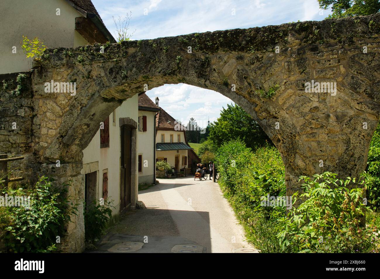 Switzerland, Arlesheim, Baselland, Baselbiet, Birseck, Birseck Castle ...