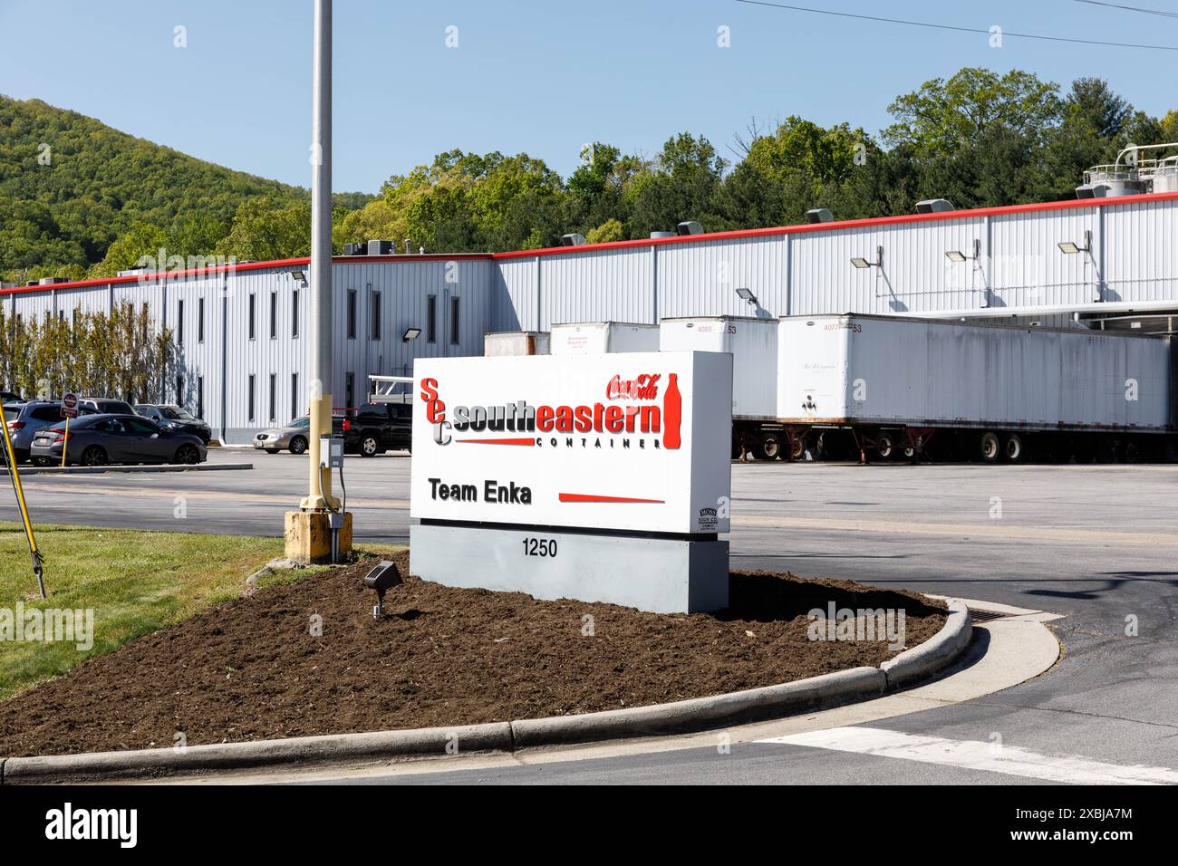 Enka, North Carolina-4 May 2023: Southeastern Container- building ...