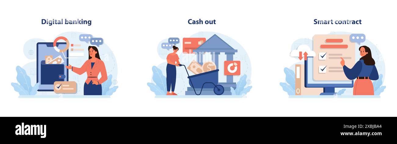 Defi Decentralized Finance Set Smart Distributed Ledger Technologies For Lending Investing