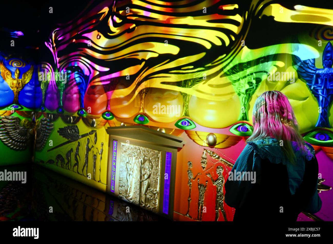 London, UK. Entheon at Illusionaries. Located in Canary Wharf this is ...