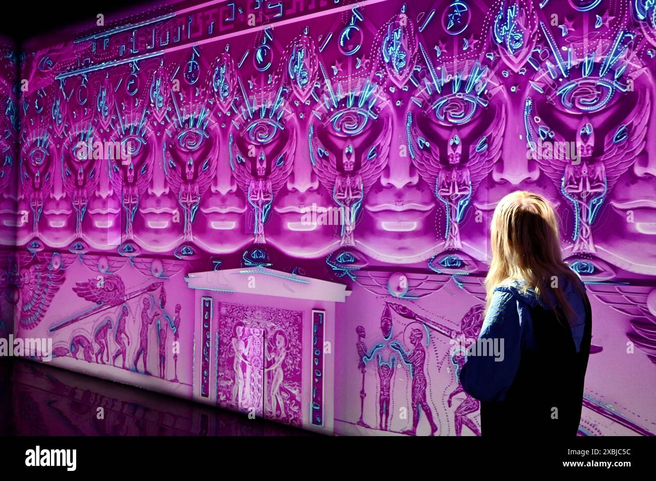 London, UK. Entheon at Illusionaries. Located in Canary Wharf this is ...