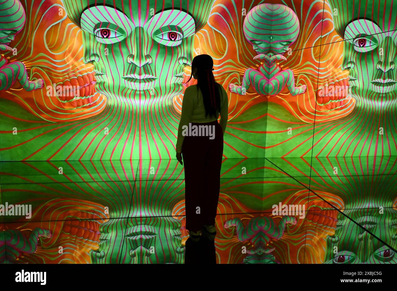 London, UK. Entheon at Illusionaries. Located in Canary Wharf this is ...