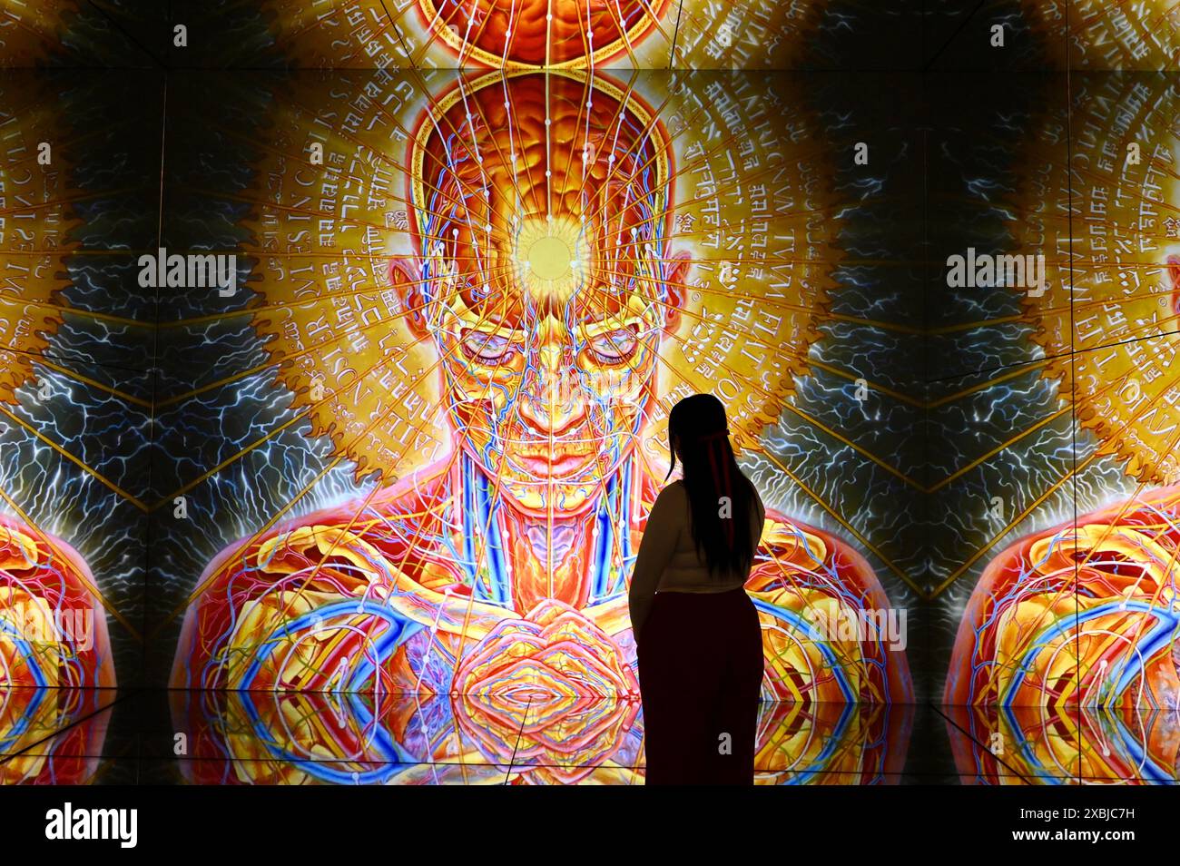 London, UK. Entheon at Illusionaries. Located in Canary Wharf this is ...