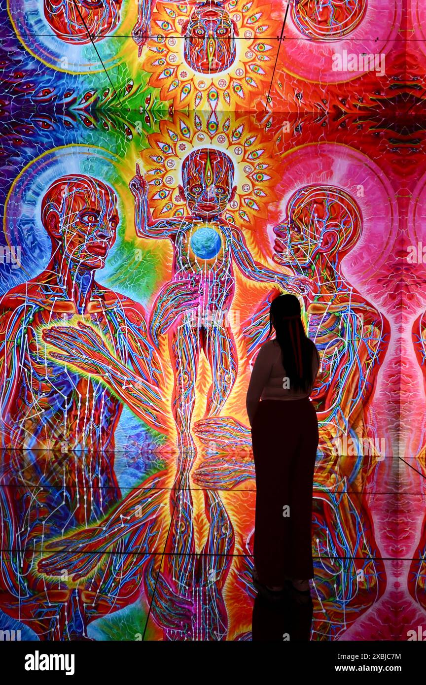 London, UK. Entheon at Illusionaries. Located in Canary Wharf this is ...