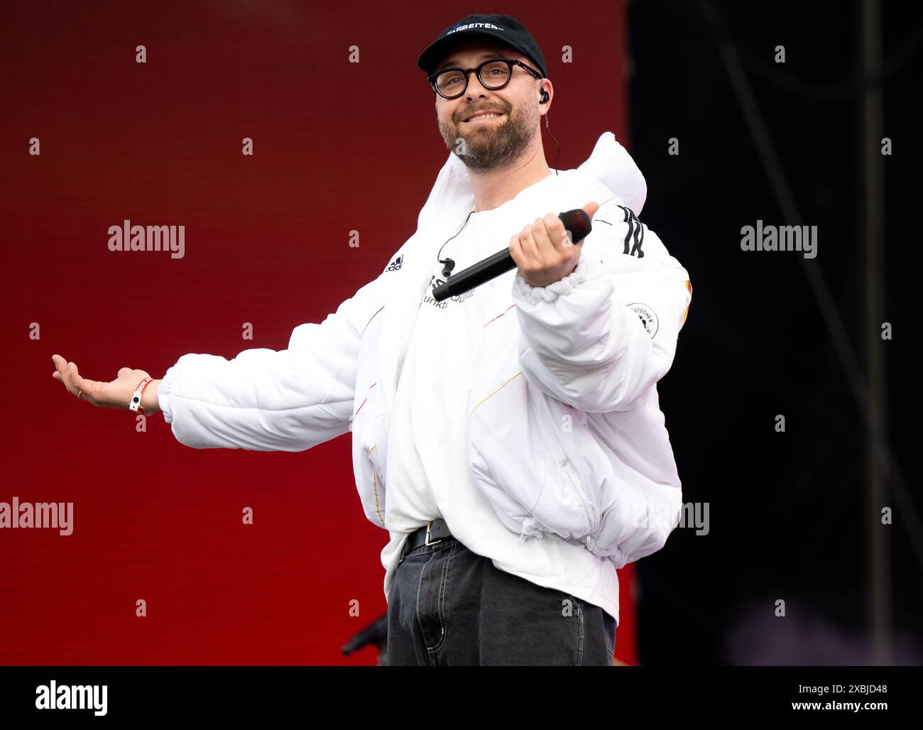 Munich, Germany. 12th June, 2024. Mark Forster, singer, on stage at the ...