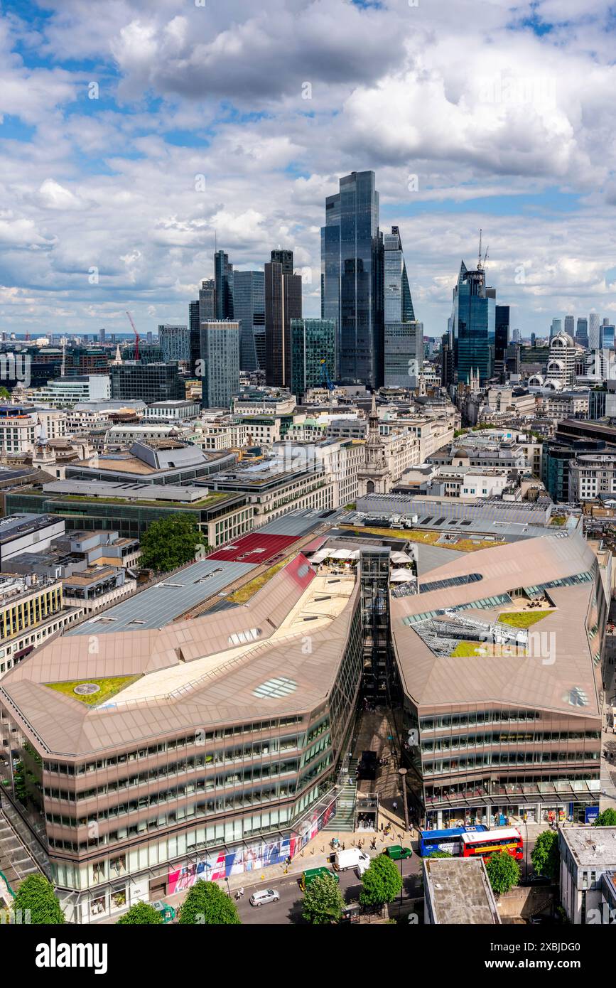 An Aerial View of One New Change Shopping Centre, London, UK Stock ...