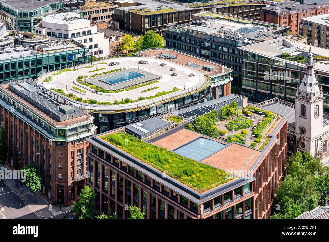 Views of Rooftops In The City of London From St Paul's Cathedral ...